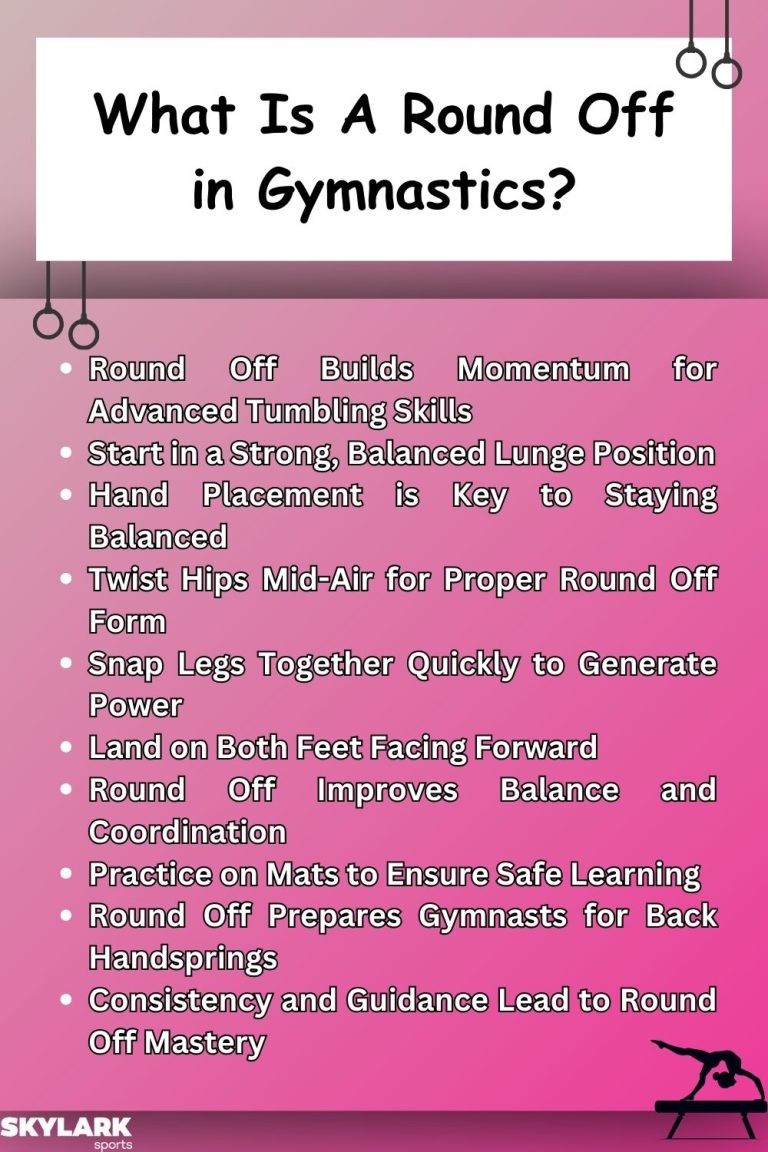 What Is A Round Off in Gymnastics? | Skylark Sports